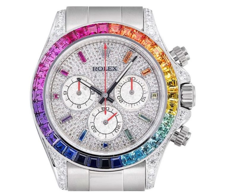Rolex Daytona Rainbow... Extravagantly Shining Wrists