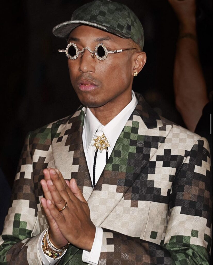 Pharrell Williams Shines in Custom Tiffany & Co. Sunglasses at his ...