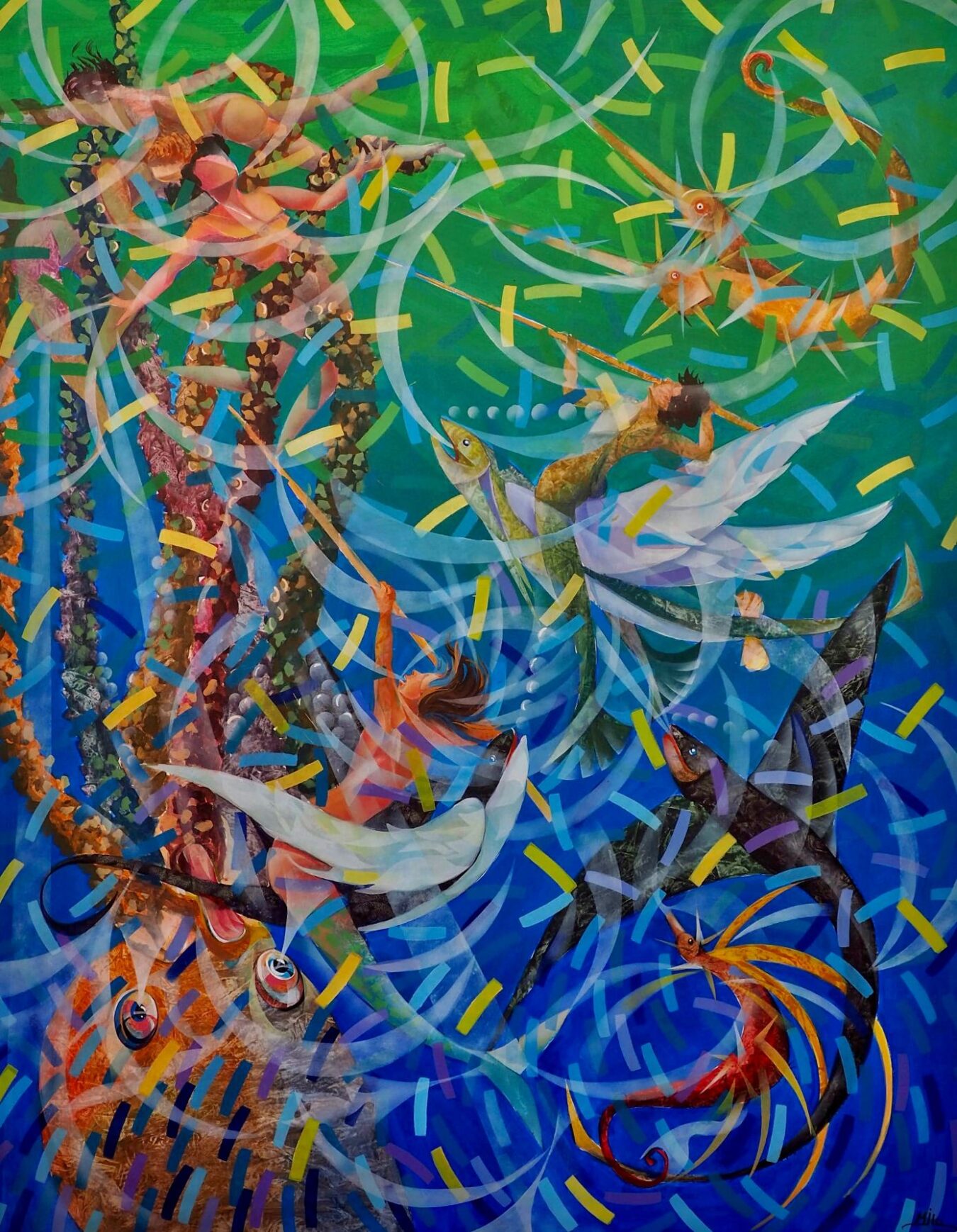 Milo Lombardo: The artist of the blue planet